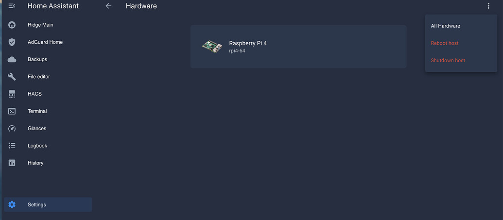"shut down" procedure - Configuration - Home Assistant Community