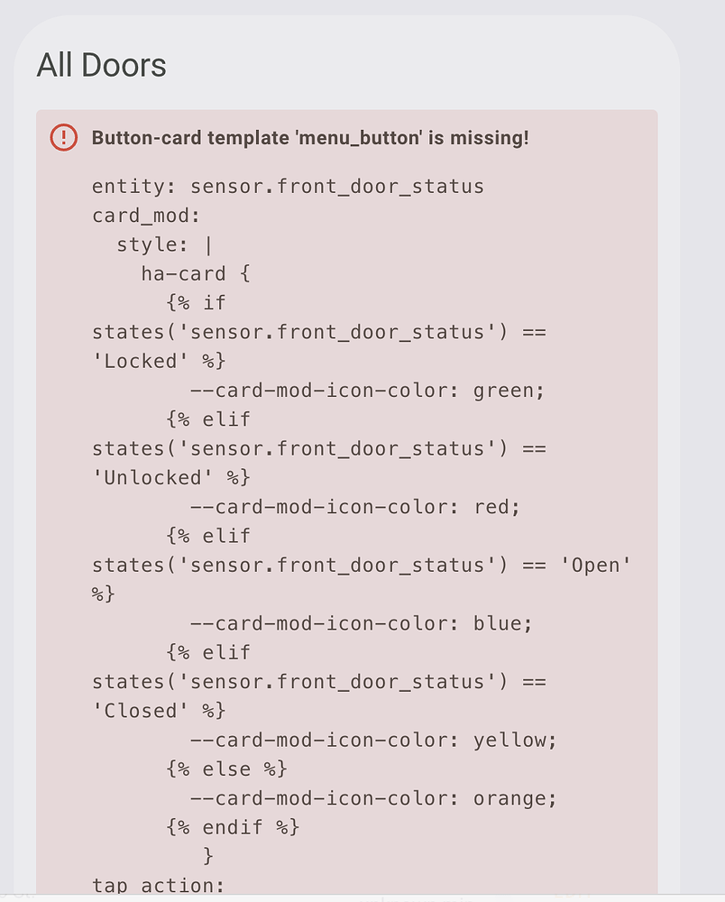 Combined Lock & Door Status in single Entity for Glance Card ...