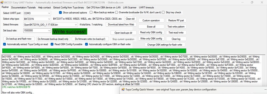Detailed guide on how to flash the new Tuya Beken Chips with ...