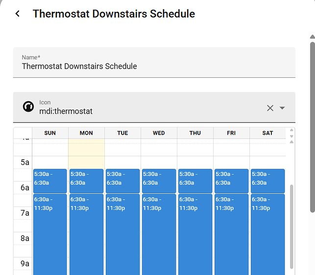 Question about the Schedule helper - Configuration - Home Assistant Community