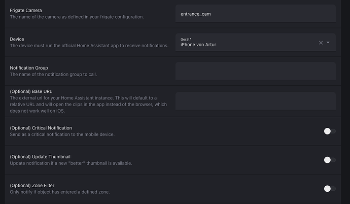 Frigate Mobile App Notifications 2.0 - Blueprints Exchange - Home ...