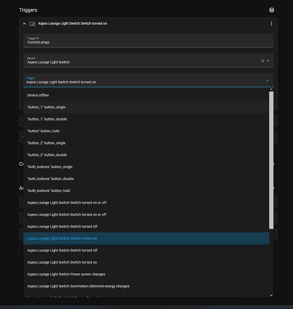 Aqara wall switch - Trying to setup on / off functionality AND changing scenes - Zigbee - Home ...