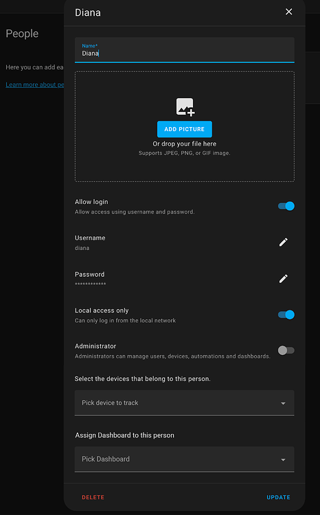 Ability To Create Managed Users Feature Requests Home Assistant Community