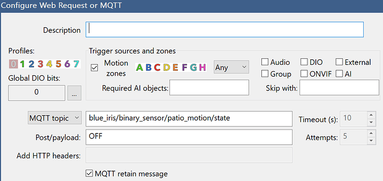 BlueIris Motion Detection with MQTT - Configuration - Home Assistant ...