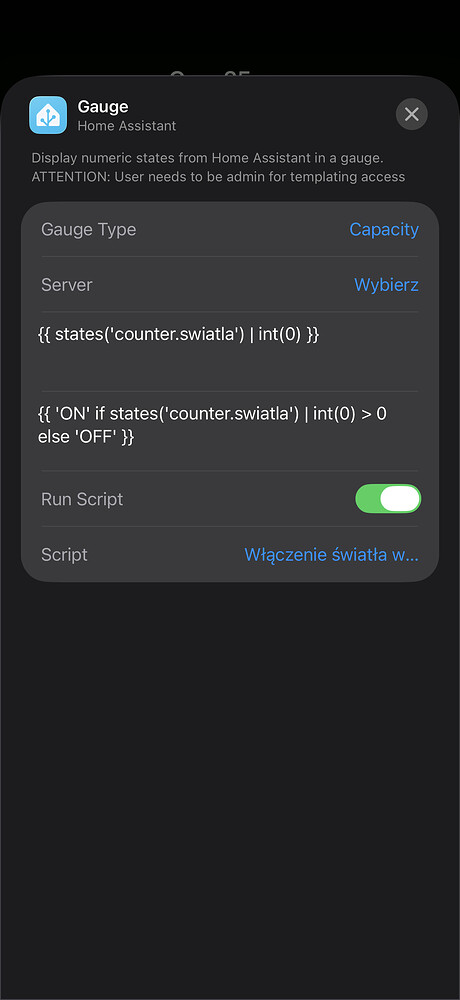 Gauge iOS widget - Home Assistant Companion for Apple - Home Assistant ...