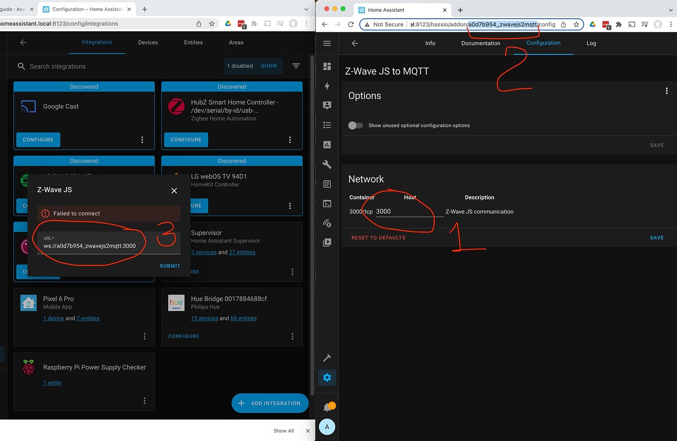 Installing Z Wave Js Integration After Z Wave Js 2 Mqtt Device Already