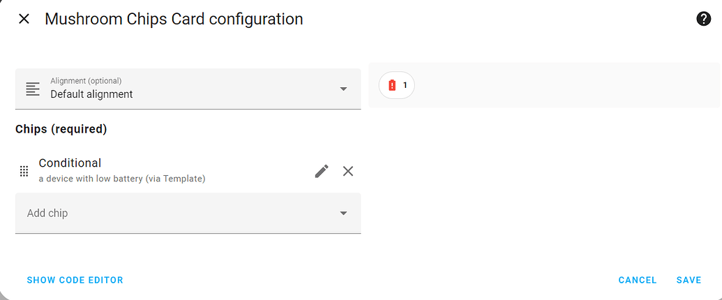 Show automatically "battery low" warning - Frontend - Home Assistant ...