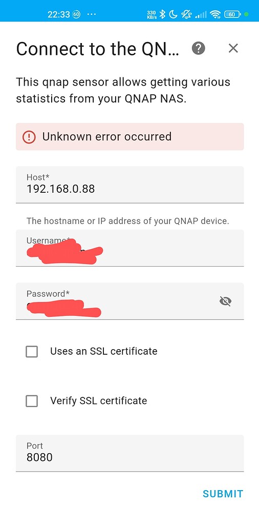 Qnap 233 NAS integration working? - Third party integrations - Home ...