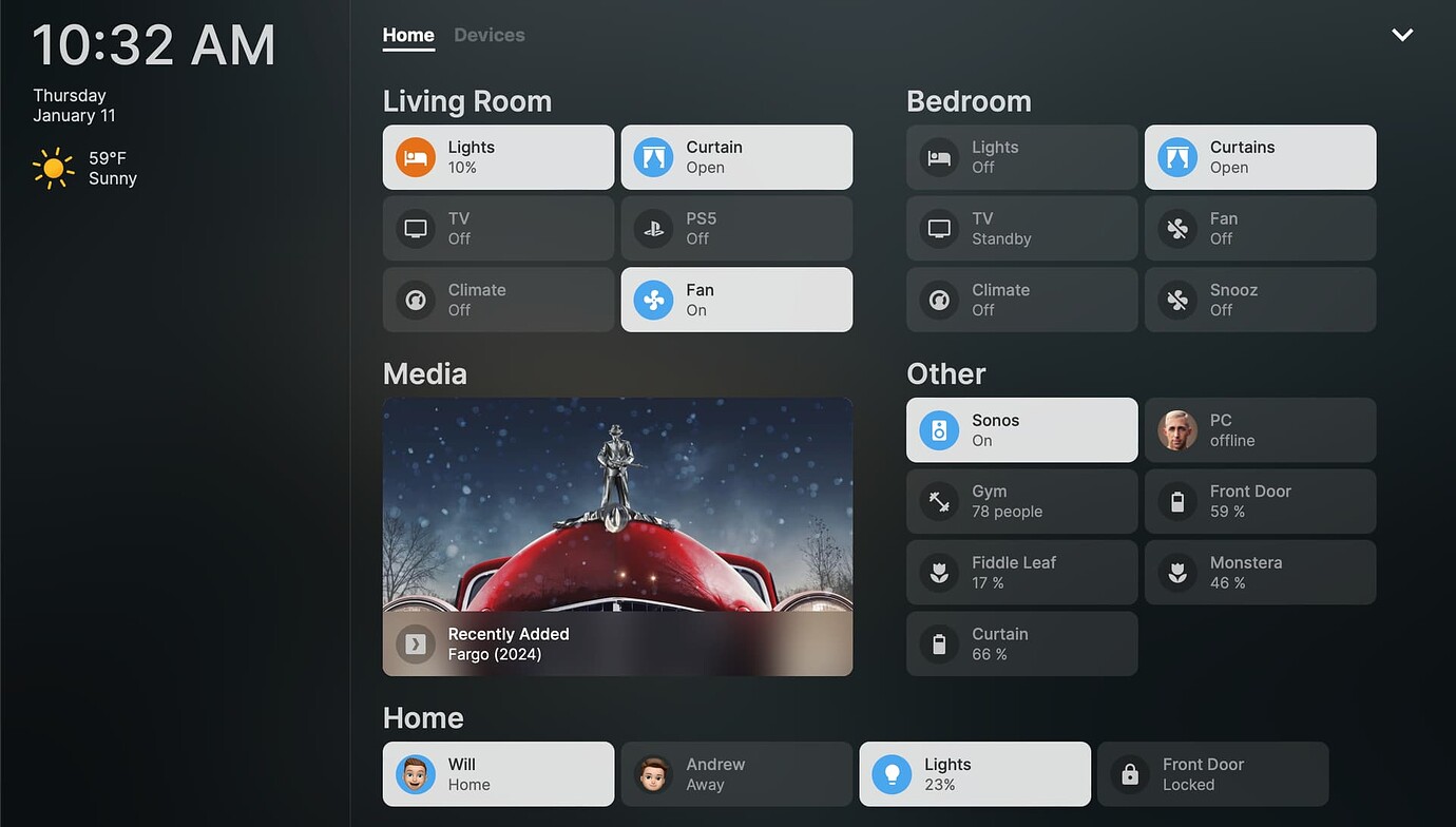 Ha-fusion: A modern, easy-to-use and performant custom Home Assistant dashboard - Dashboards ...