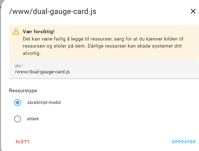 Problem adding custom card to Lovelace - Frontend - Home Assistant Community