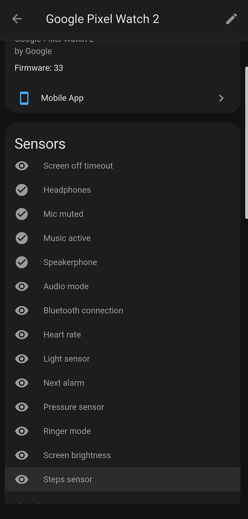 All Wear OS sensors are unavailable - Home Assistant Companion for Android - Home Assistant ...