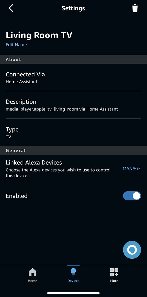 Getting Alexa To Treat Apple Tv As Media Player Configuration Home Assistant Community