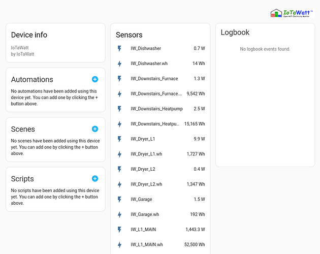IoTaWatt - missing sensors? - Configuration - Home Assistant Community