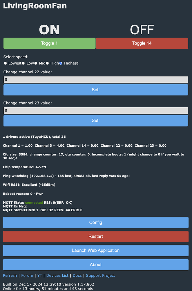 Tuya Fan 5 Speed Smart controller - Hardware - Home Assistant Community