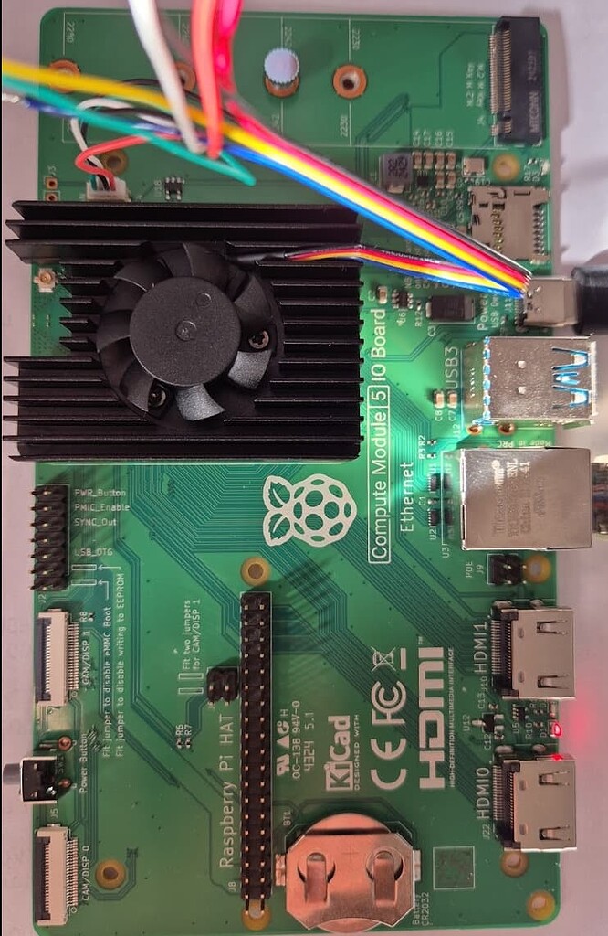 How do I test whether HO14 is running on a PI 5 IO board with Compute ...