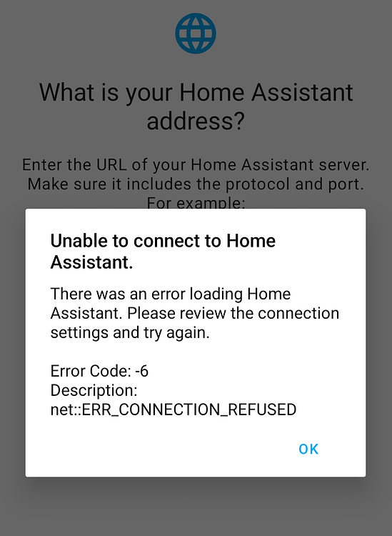 Help Connecting Home Assistant Windows Portable To The Ha Android App Home Assistant Companion