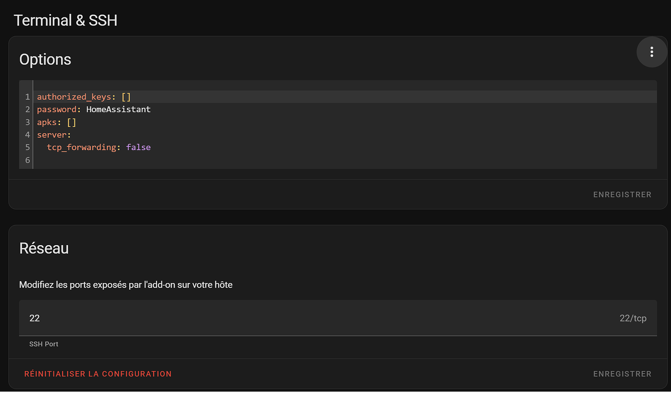 Can't start SSH Terminal - Configuration - Home Assistant Community Can't start SSH Terminal - Configuration - Home Assistant Community