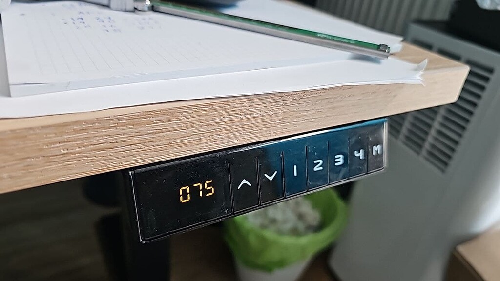 Intercept RJ45 connector to emulate key events on Standing desk controller (TiMotion TC16 ...