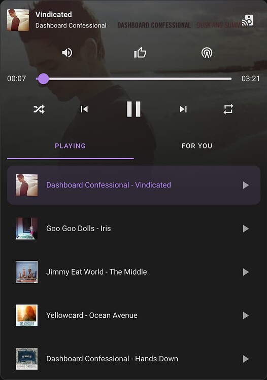 YouTube Music card - Share your Projects! - Home Assistant Community