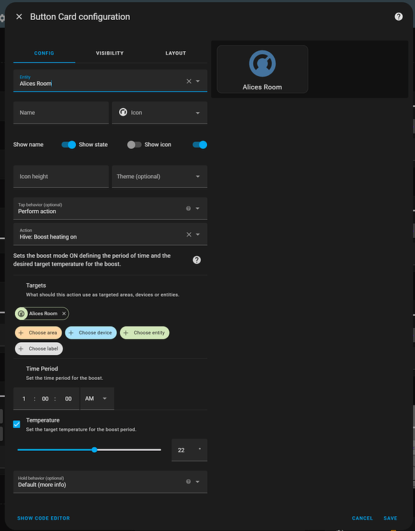 Hive Boost Button? - Frontend - Home Assistant Community