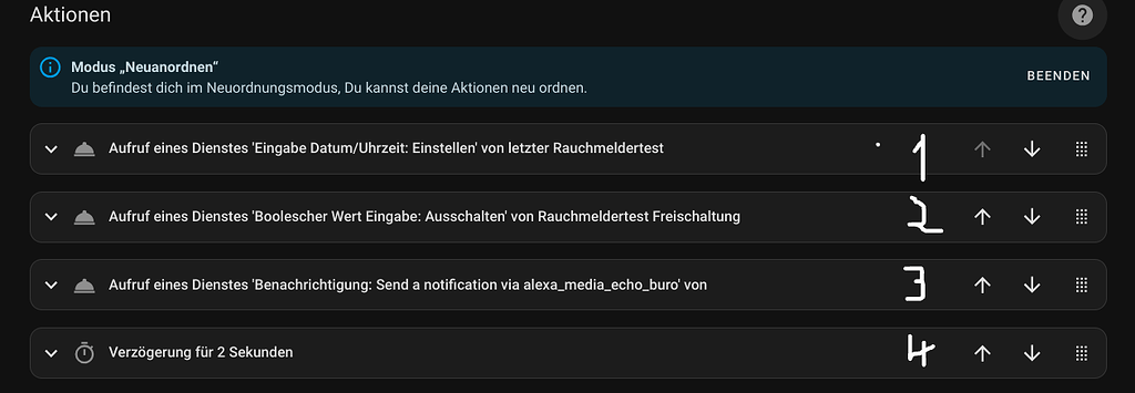 Improve the reorder mode in automations with numbers! (Like Lovelace) - Feature Requests - Home ...