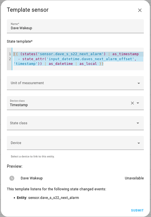 Trying To Use Timestamp With Offset As A Trigger Configuration Home
