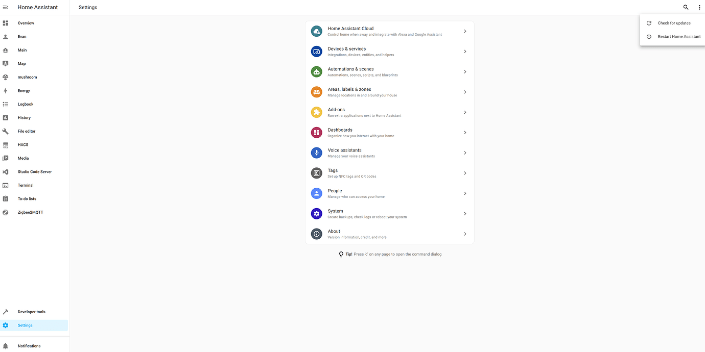 How do I restart home assistant after update? - Home Assistant OS ...