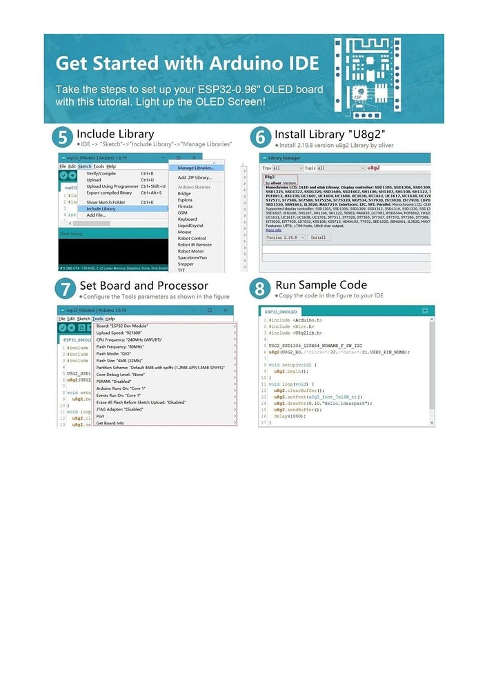 ESP32 SSD1306 128x64 not connecting - ESPHome - Home Assistant Community