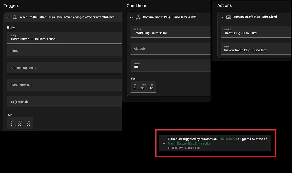 Plug Turns On And Off Automaticly Automation Home Assistant Community