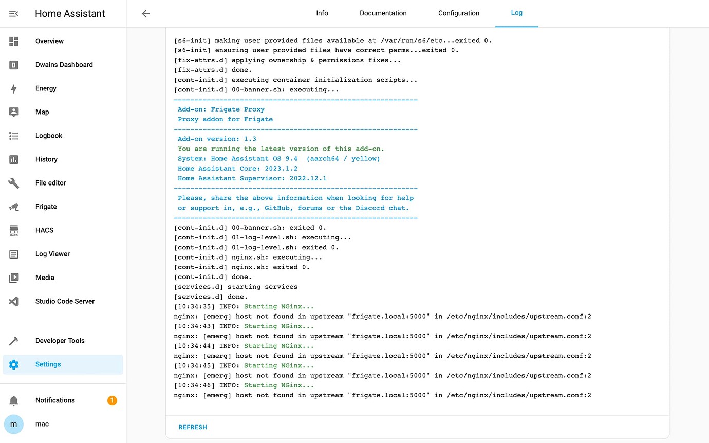 Home assistant yellow and docker compose frigate - Configuration - Home ...