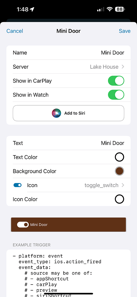 Watch action doesn't call automation - Home Assistant Companion for ...