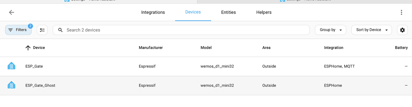Extra mystery ESP Device, doubled up Entities - ESPHome - Home ...
