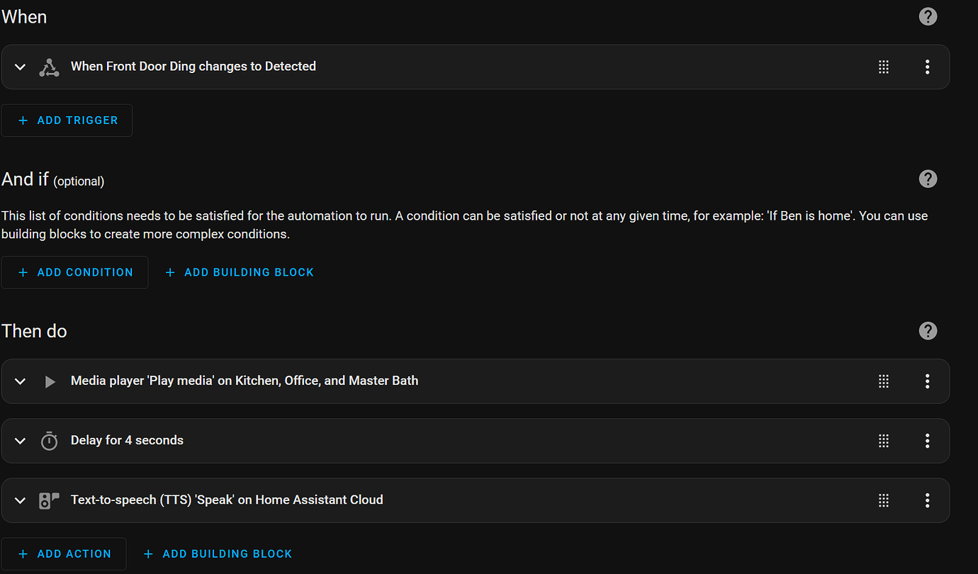 Doorbell Press + Automation - Configuration - Home Assistant Community