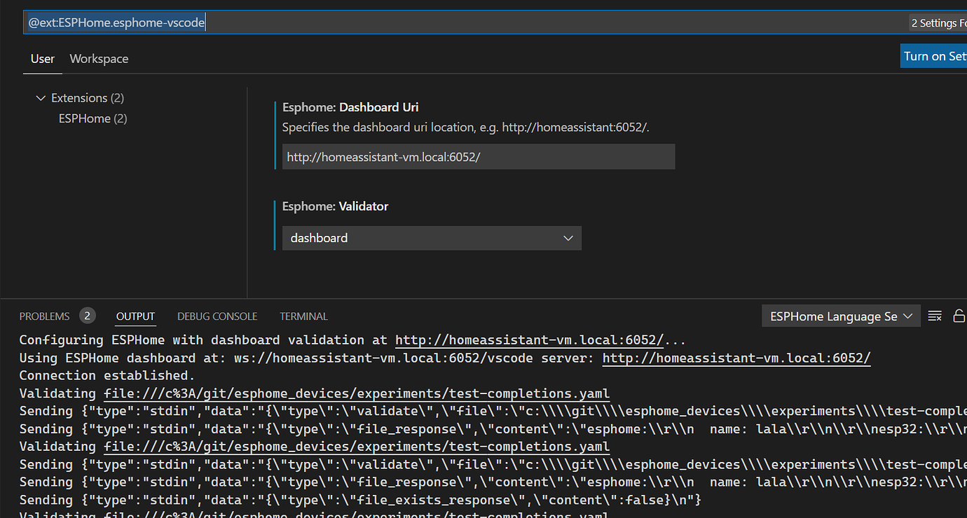 Vscode extension - ESPHome - Home Assistant Community