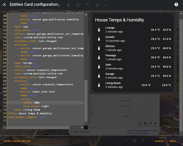 Lovelace: Multiple entity row - Dashboards & Frontend - Home Assistant Community