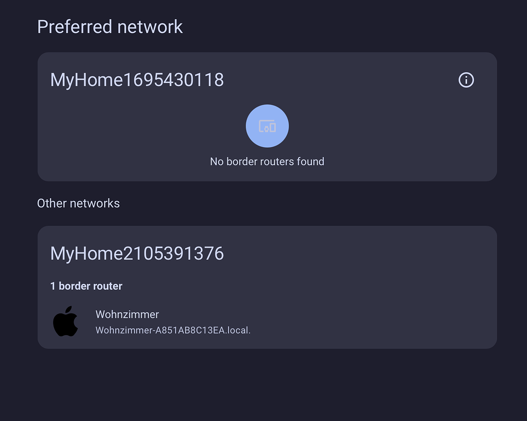 Apple TV as Thread Border Router – Not Adding to Preferred Network ...