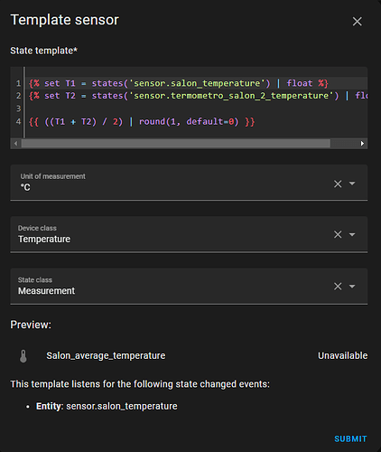 Template sensor unavailable & Not actualizing values - Configuration - Home Assistant Community