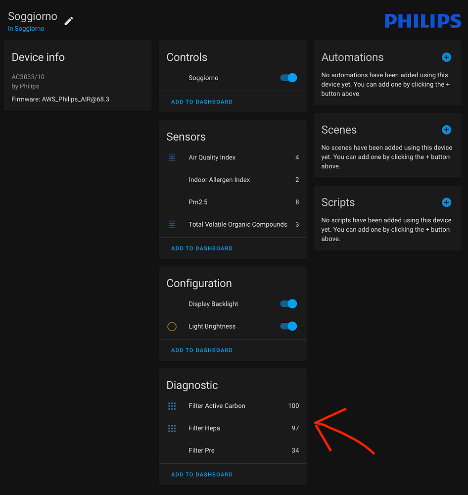 Philips Air Purifier - Home Assistant OS - Home Assistant Community