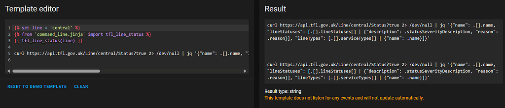 Command_line sensor using a template - Configuration - Home Assistant ...