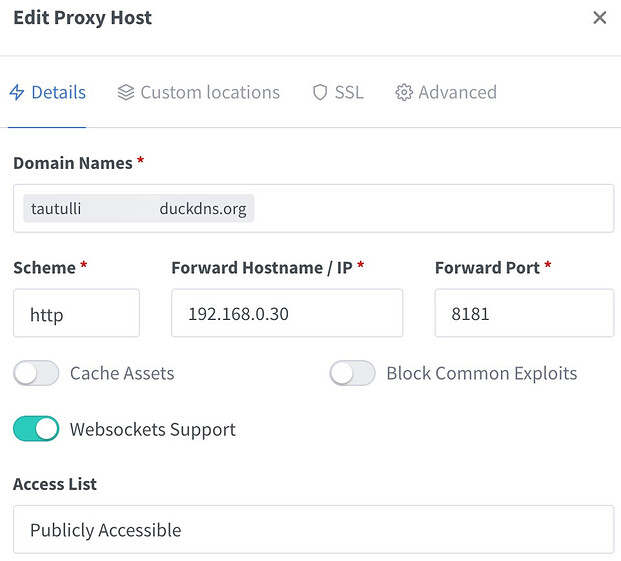 External Access No Longer Working Via Duckdns And Nginx Proxy Manager Configuration Home