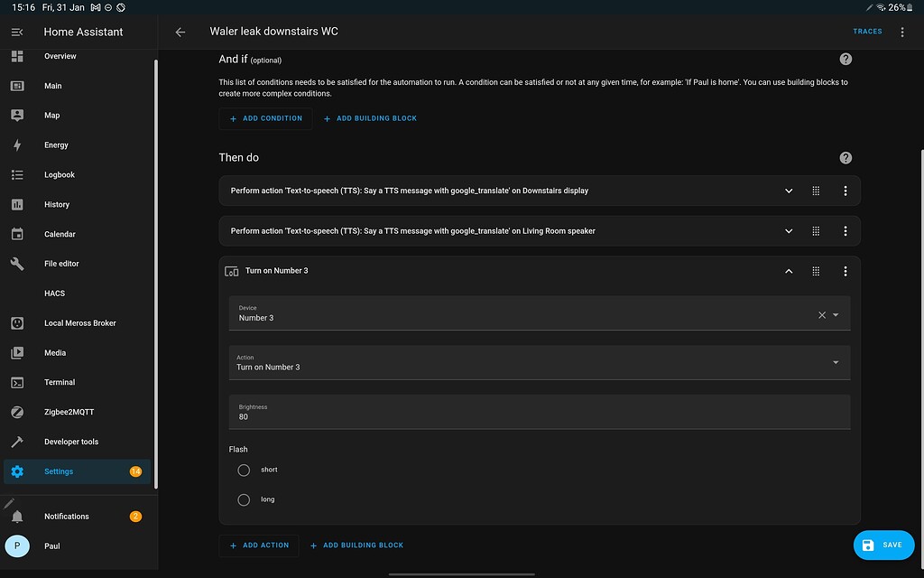 Automation LED color drop down list, please - Configuration - Home ...