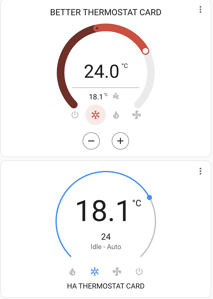 Thermostat Card Colours Frontend Home Assistant Community