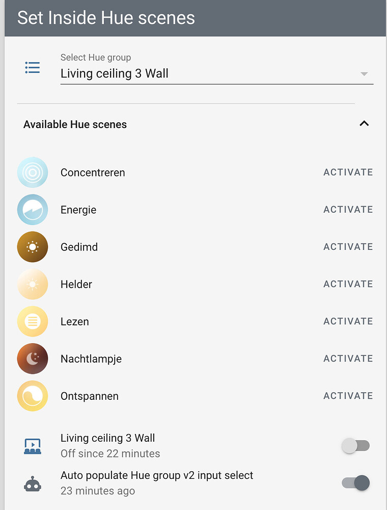 Select/activate Hue scenes in new v2 Api setup - Frontend - Home ...