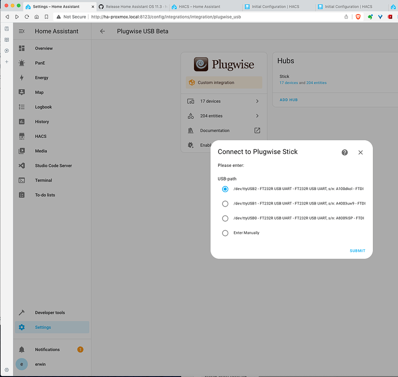 Plugwise USB/Stick beta - Configuration - Home Assistant Community