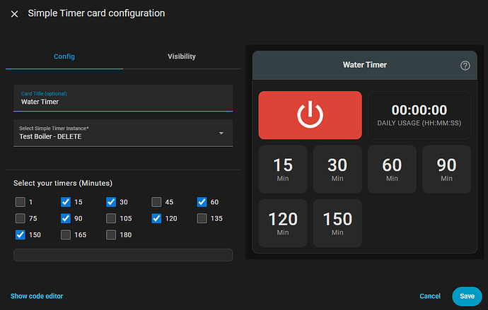 Custom Integration: Simple Timer (+Card) - Custom Integrations - Home ...
