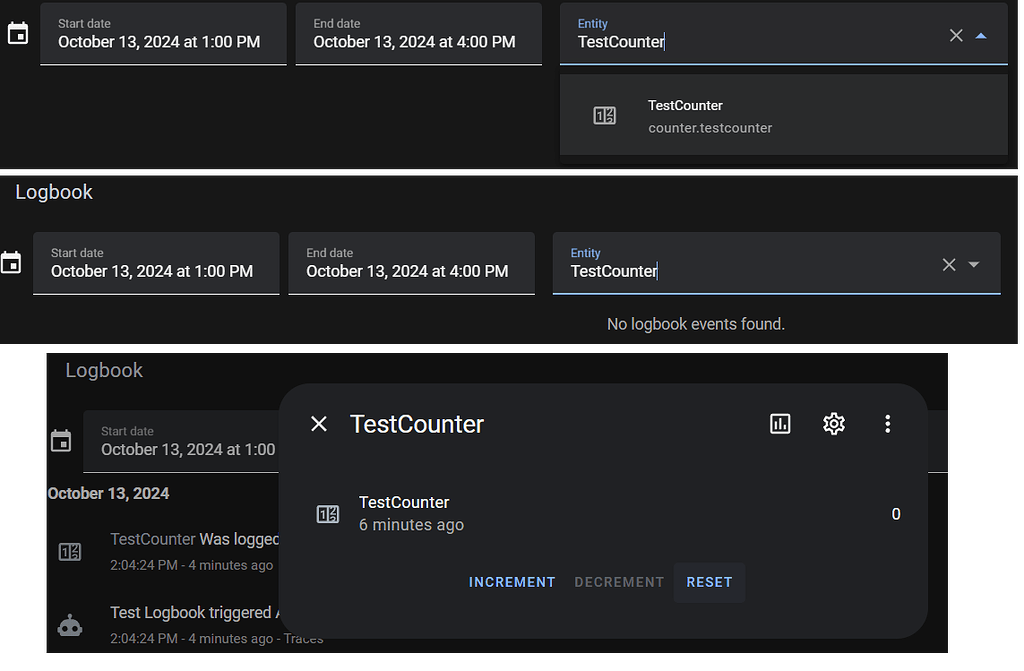 Unable To Filter Logbook Entries Logged In Automation Configuration Home Assistant Community