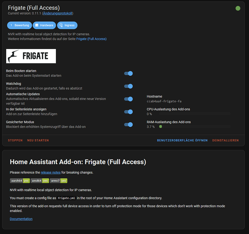Setup Frigate with HACS or as Addon? - Configuration - Home Assistant ...