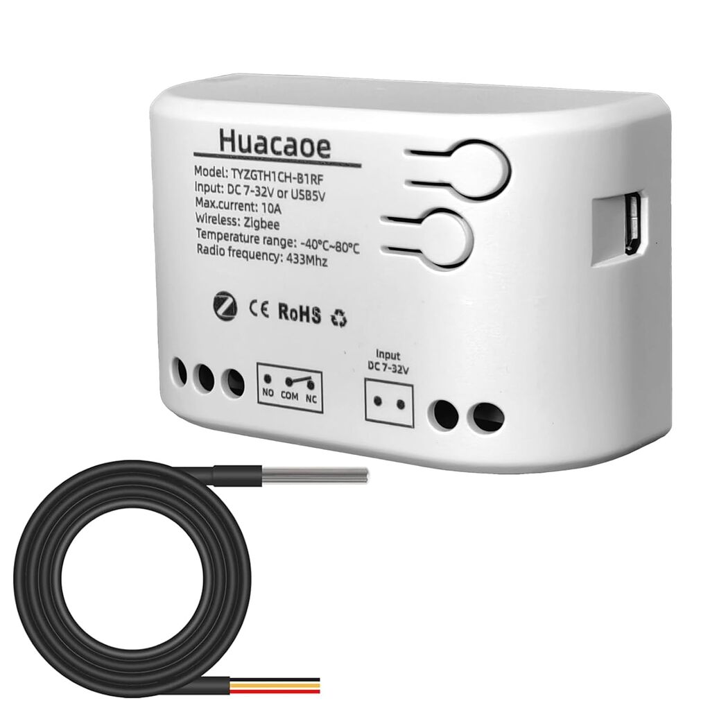 ZHA quirk for Huacaoe TYZGTH1CH-B1RF (Zigbee temperature sensor ...