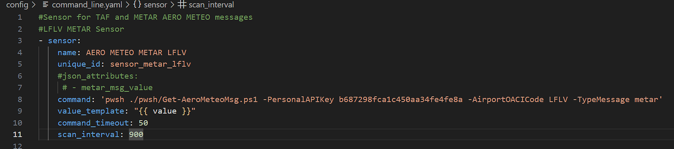 Populate a custom HA string entry from powershell script execution - Configuration - Home ...