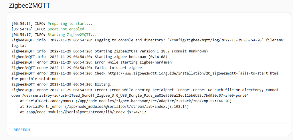 Zigbee2mqtt Has Been Failing Randomly Recently Why Zigbee Home